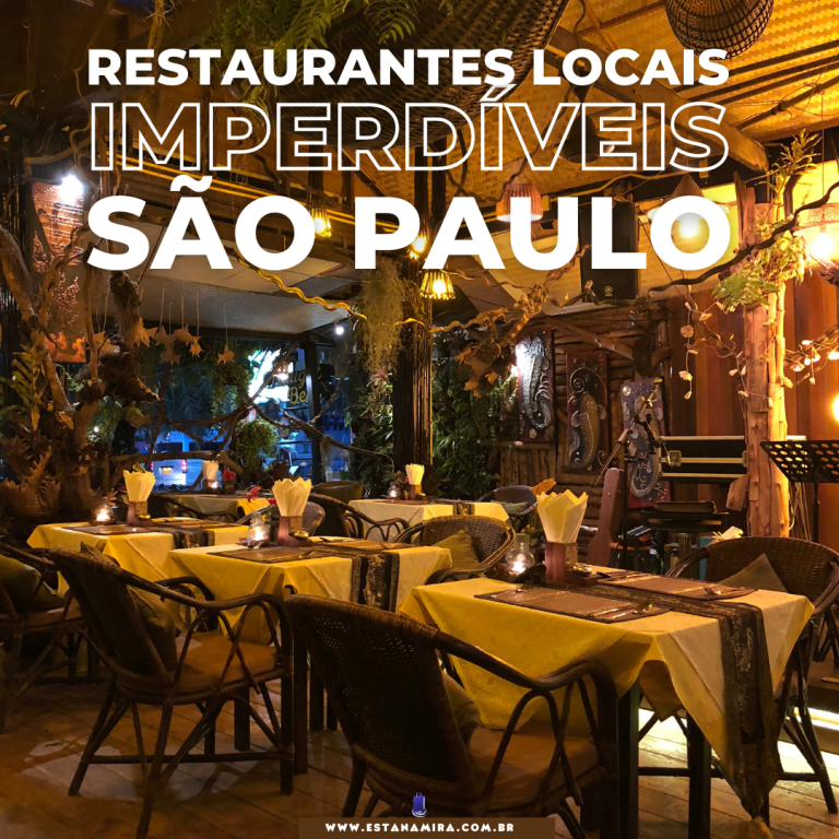 10 Restaurantes locais imperdíveis em São Paulo - 2023